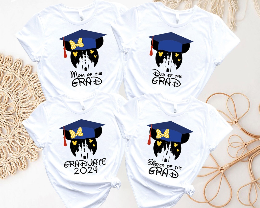 Mickey Senior Graduation 2024 Shirt, Disney Graduate Shirt, Mickey Family Grad Shirt, Disneyland ...