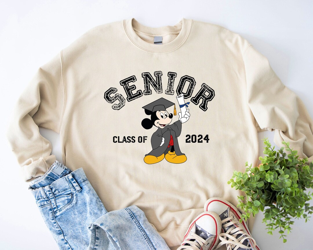Mickey Senior Graduation 2024 Shirt, Disney Graduate Shirt, Mickey Mouse Grad Shirt, Disneyland ...