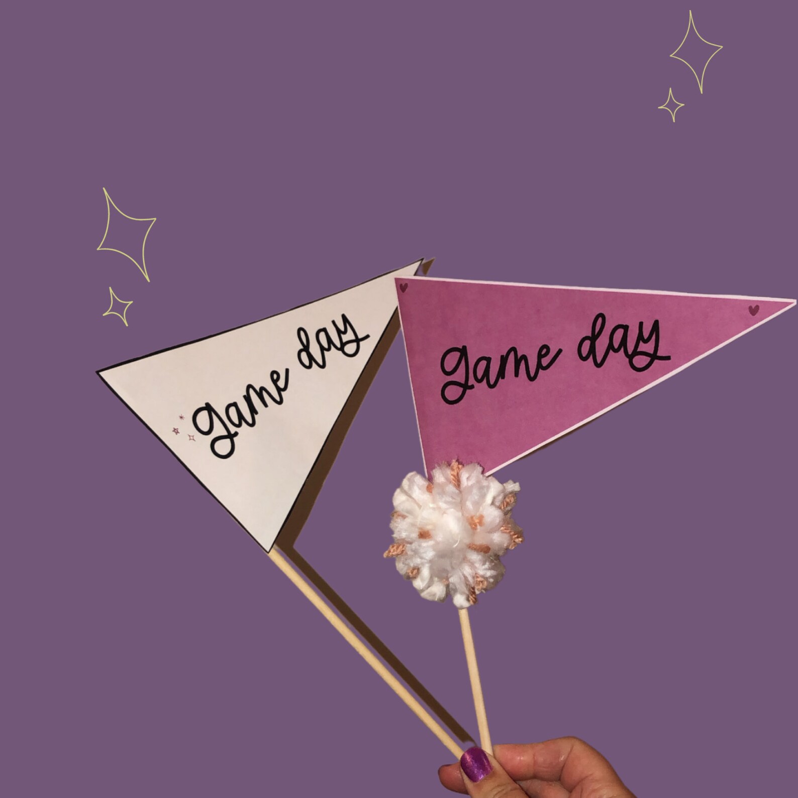 Printable Sports Pennants , Football Pennant Printable, Game Day ...