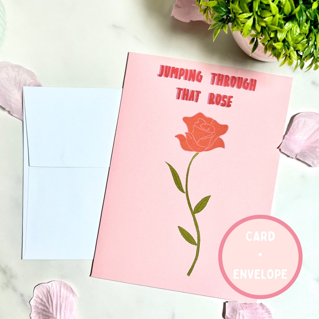 NCT Taeyong “rose” Birthday Greeting Card - NCT Taeyong Card - Birthday ...