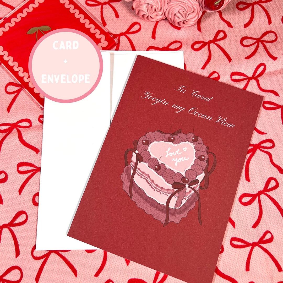Kpop Valentine’s Day Card - Kpop Theme Greeting Card - Kpop Greeting ...