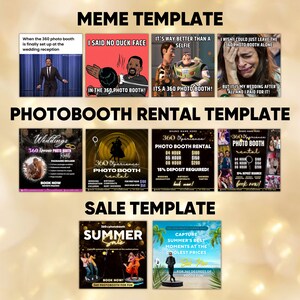 360 Photo Booth Instagram Templates, 360 Photo Booth Flyer, Post ...