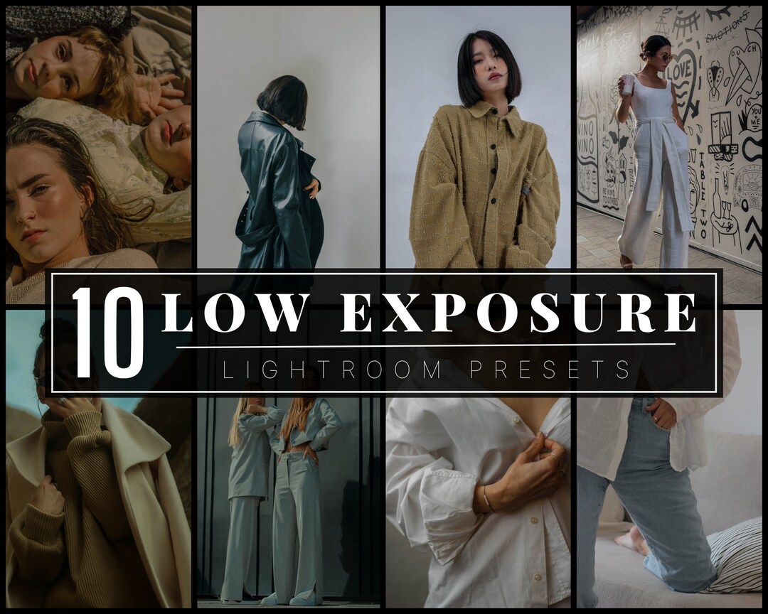 10 Low Exposure Mobile Lightroom Presets, Exposure Preset, Low Exposure Lightroom, Minimal ...