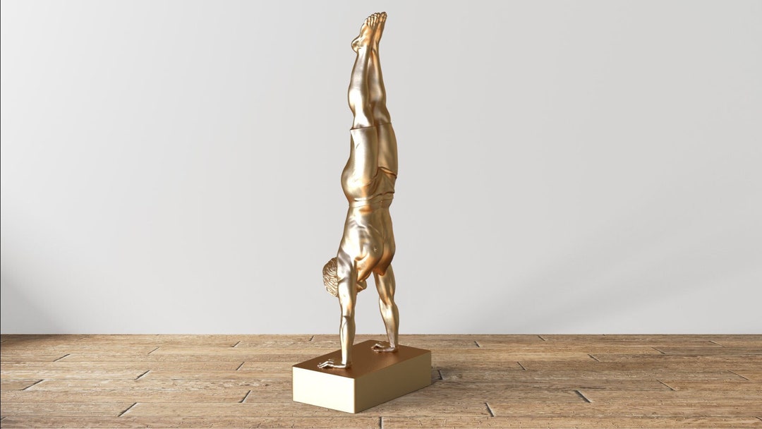 Handstand Sculpture Athlete Calisthenics Brass Bronze Gift - Etsy