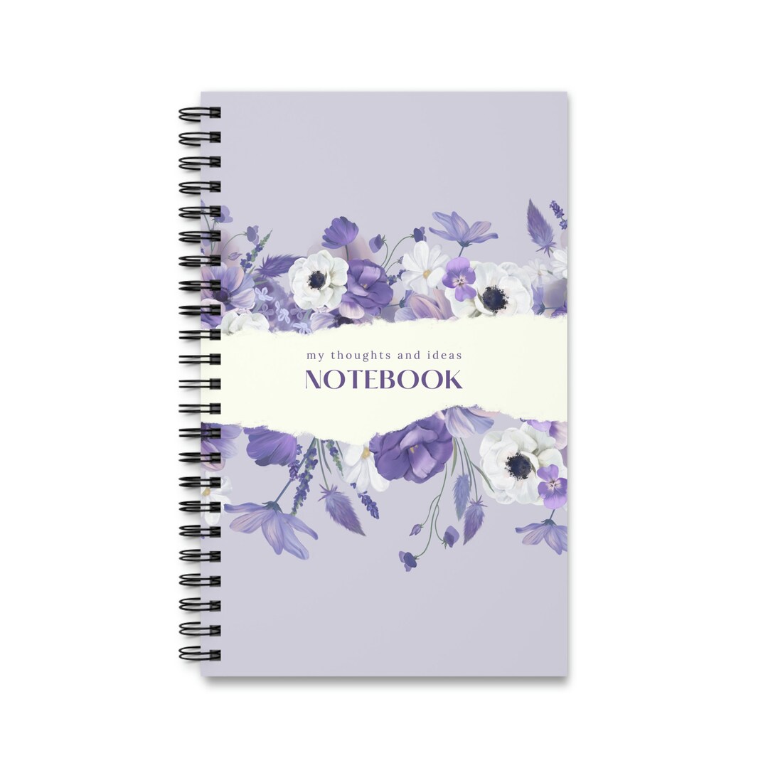 Spiral Journal-violet - Etsy