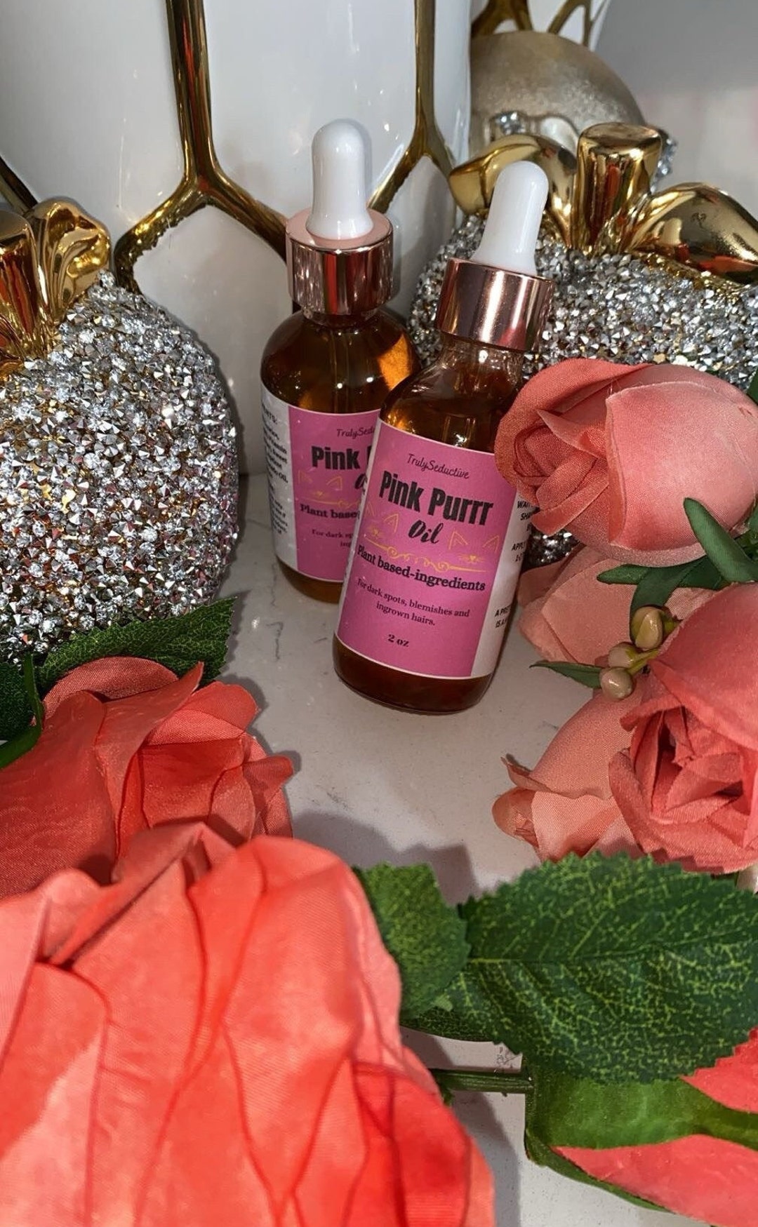 Pink Purrr Intimate Area Brightening Oil - Etsy