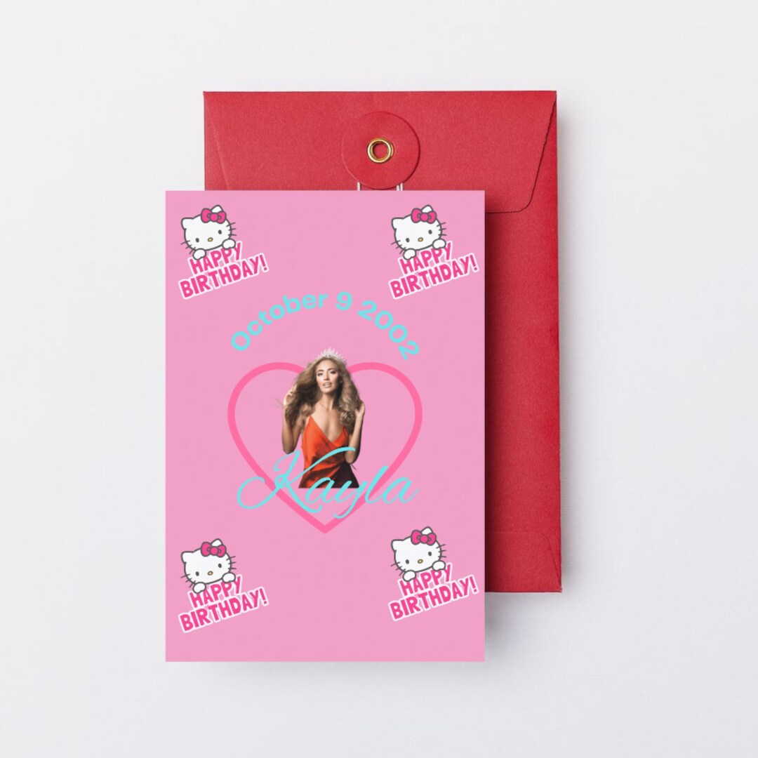 Personalized Custom Birthday Cards - Etsy