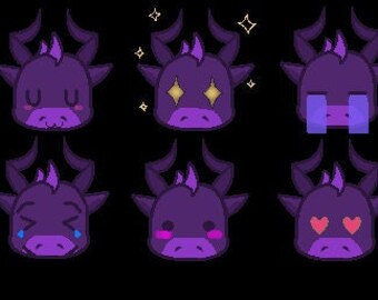 5 Custom Twitch Discord Emojis Emotes Detailed - Etsy