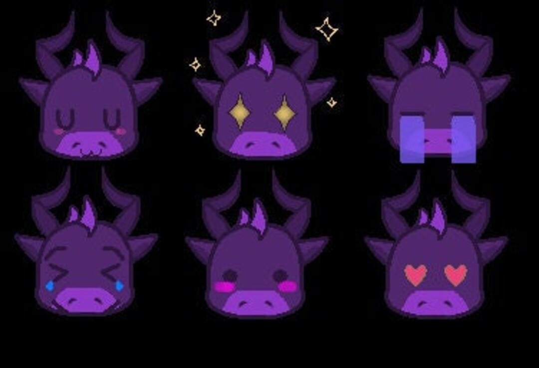 5 Custom Twitch Discord Emojis Emotes Detailed - Etsy