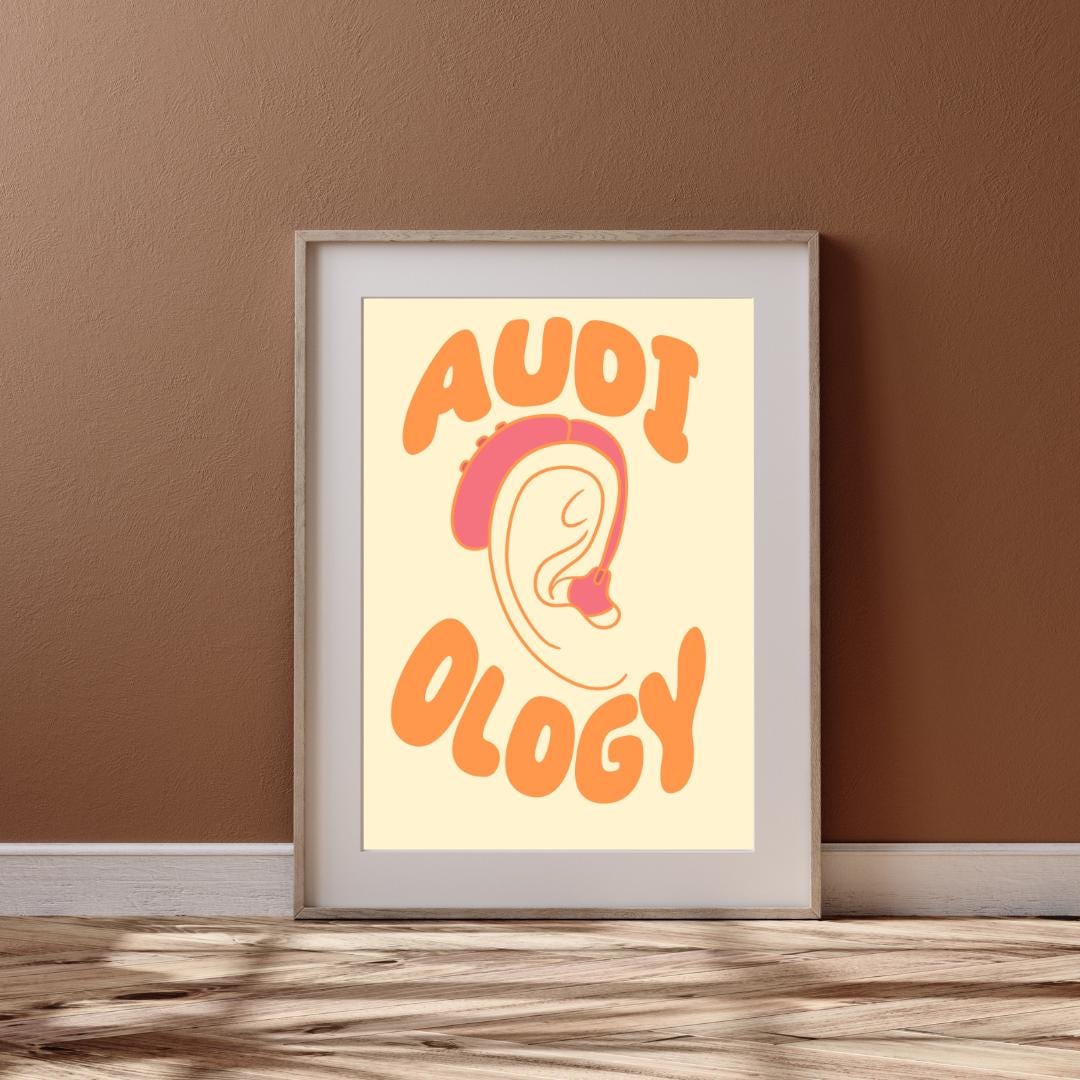 Auditory System Print, Instant Download Art, Medical Office Wall Art ...