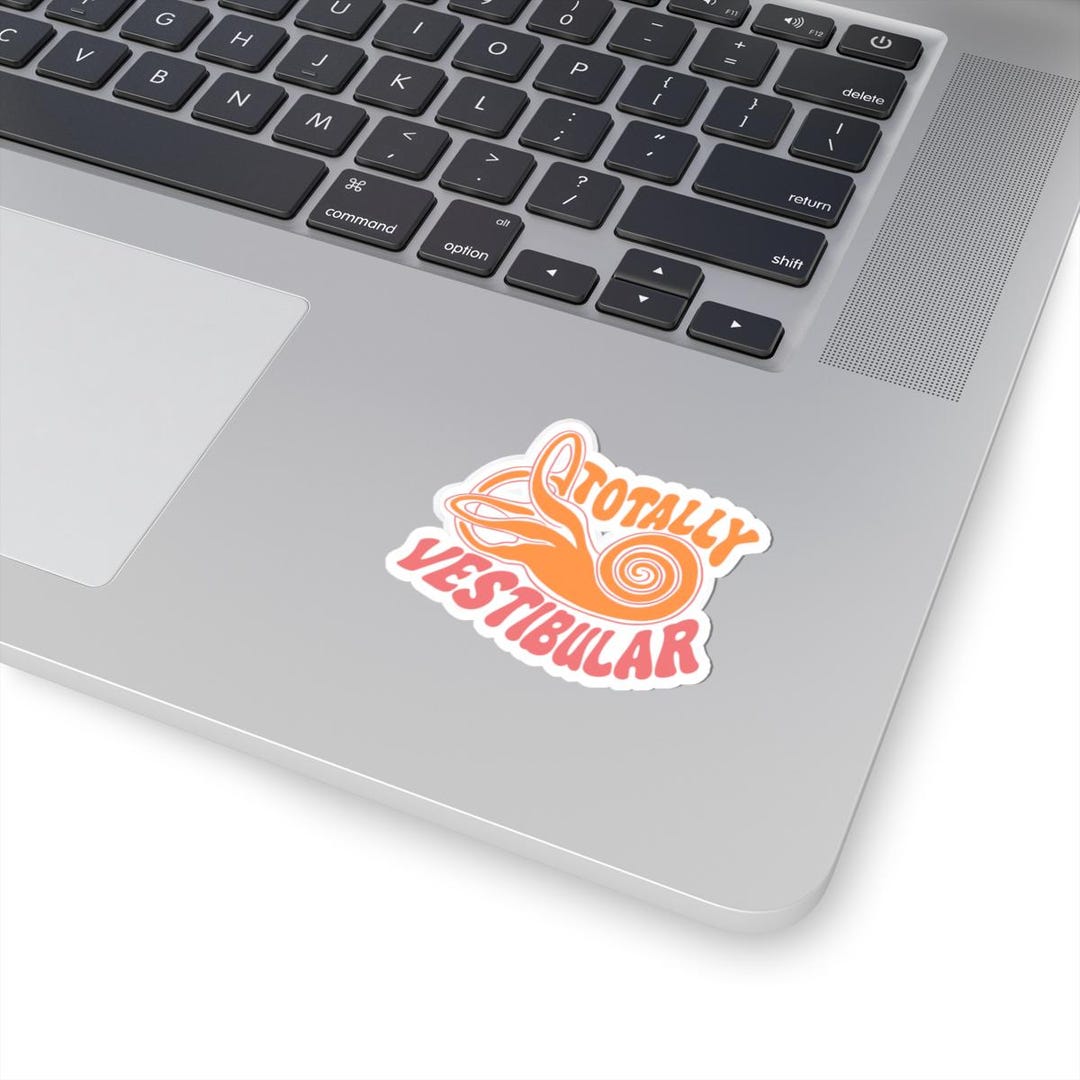 Totally Vestibular Sticker Audiology, Balance Anatomy Decal, Inner Ear ...