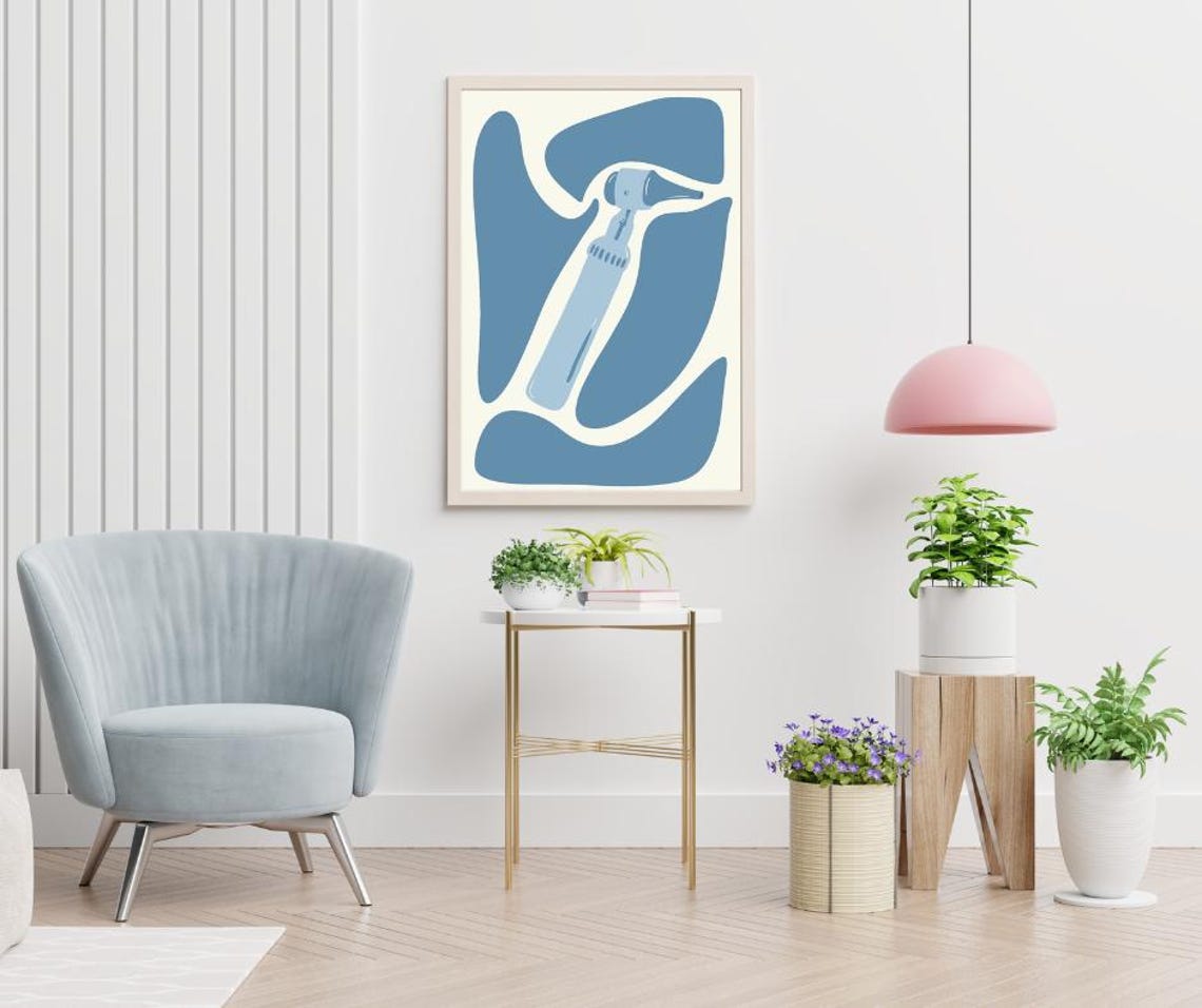 DIGITAL DOWNLOAD Abstract ENT Anatomy Wall Art Set | Throat, Lungs ...