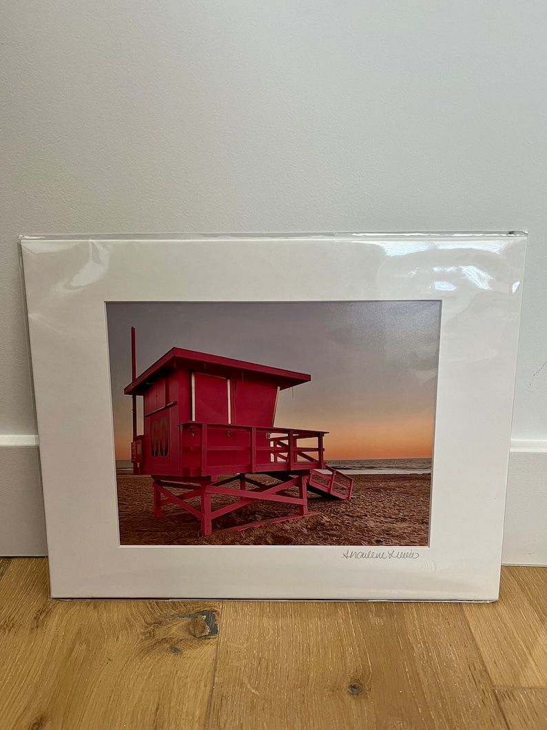 Pink Lifeguard Tower in Mat - Etsy
