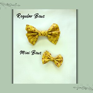 Flower Handmade Bow, Hair Bow, Cottagecore - Etsy