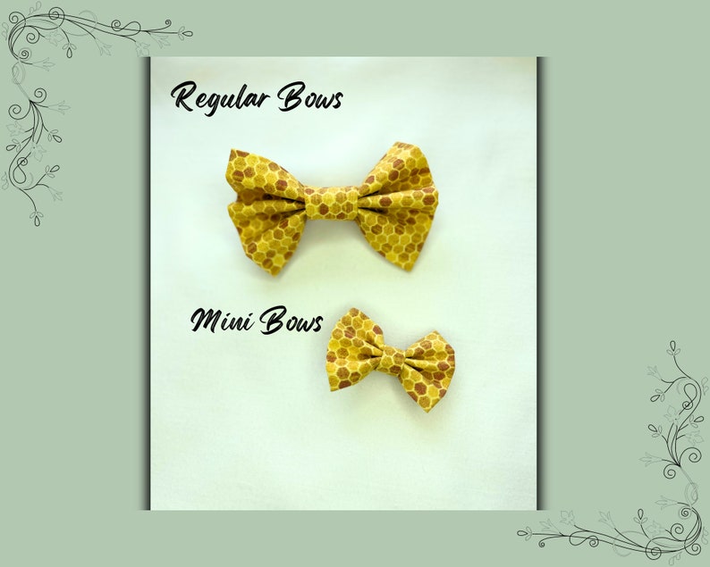 Flower Handmade Bow, Hair Bow, Cottagecore - Etsy