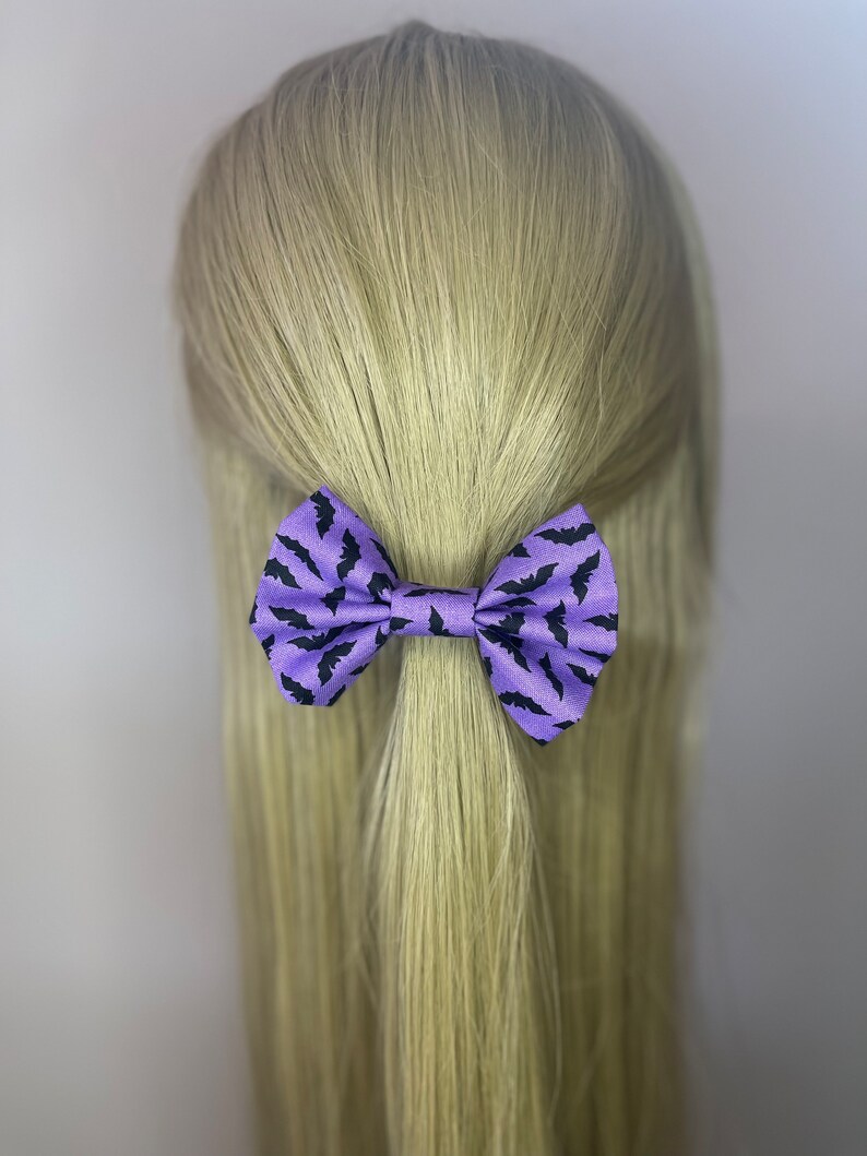 Spooky Handmade Halloween Bow, Ghost Bow - Etsy