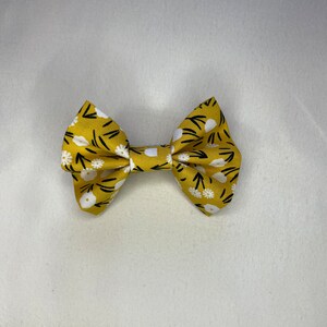 Flower Handmade Bow, Hair Bow, Cottagecore - Etsy