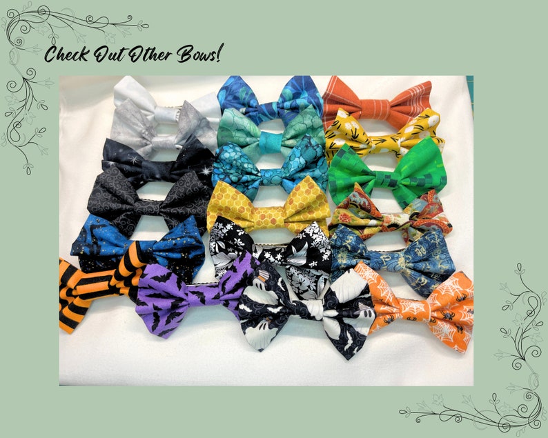 Spooky Handmade Halloween Bow, Ghost Bow - Etsy