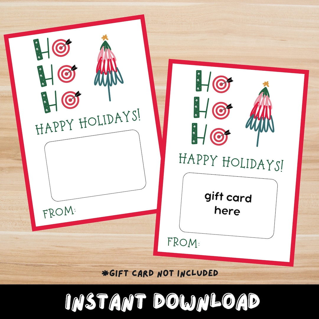 Happy Holidays Gift Card Holder, Happy Holidays Gift Card Holder ...