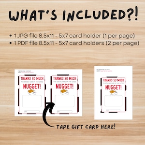 Daycare Teacher Gift Card Printable, Daycare Teacher Gift Card, Thank ...