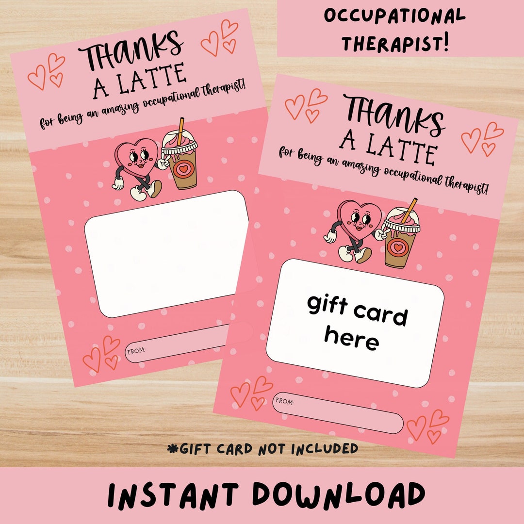 Gift for Occupational Therapist, Valentines Gift for OT, Valentines OT ...