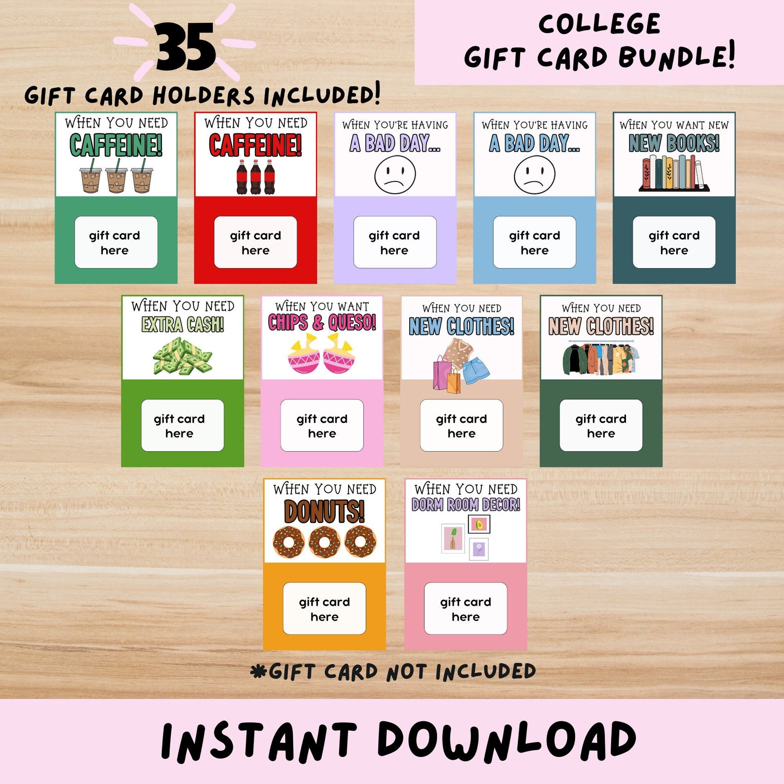 Graduation Gift, Senior Grad Gift, College Bound Gift, Gift Cards for ...