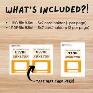 First Day of School Gift for Teacher Gift Card for Teacher First Week ...