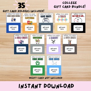 Graduation Gift, Senior Grad Gift, College Bound Gift, Gift Cards for ...