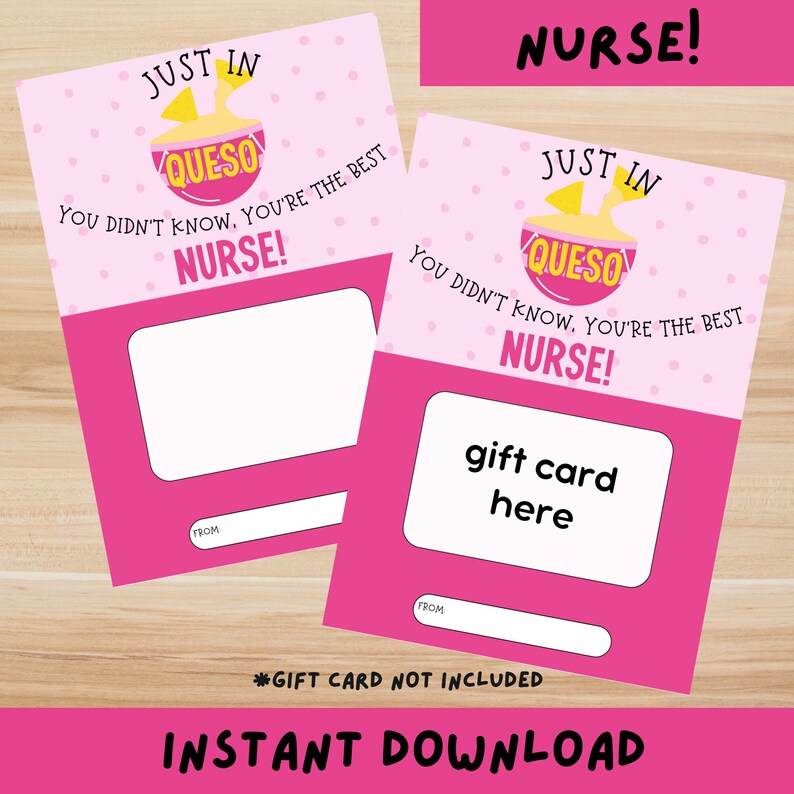 Nurses Week Gift Card Holder Cute Nurses Gift Card Nurse Week Gift Card ...