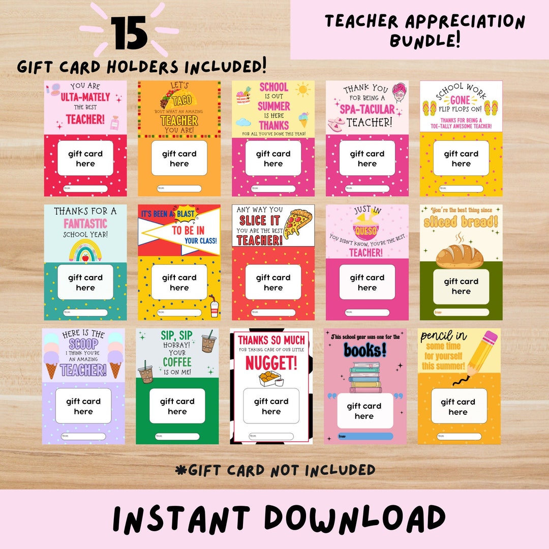 Teacher Appreciation Gift, Teacher Gift, Teacher Appreciation Week ...