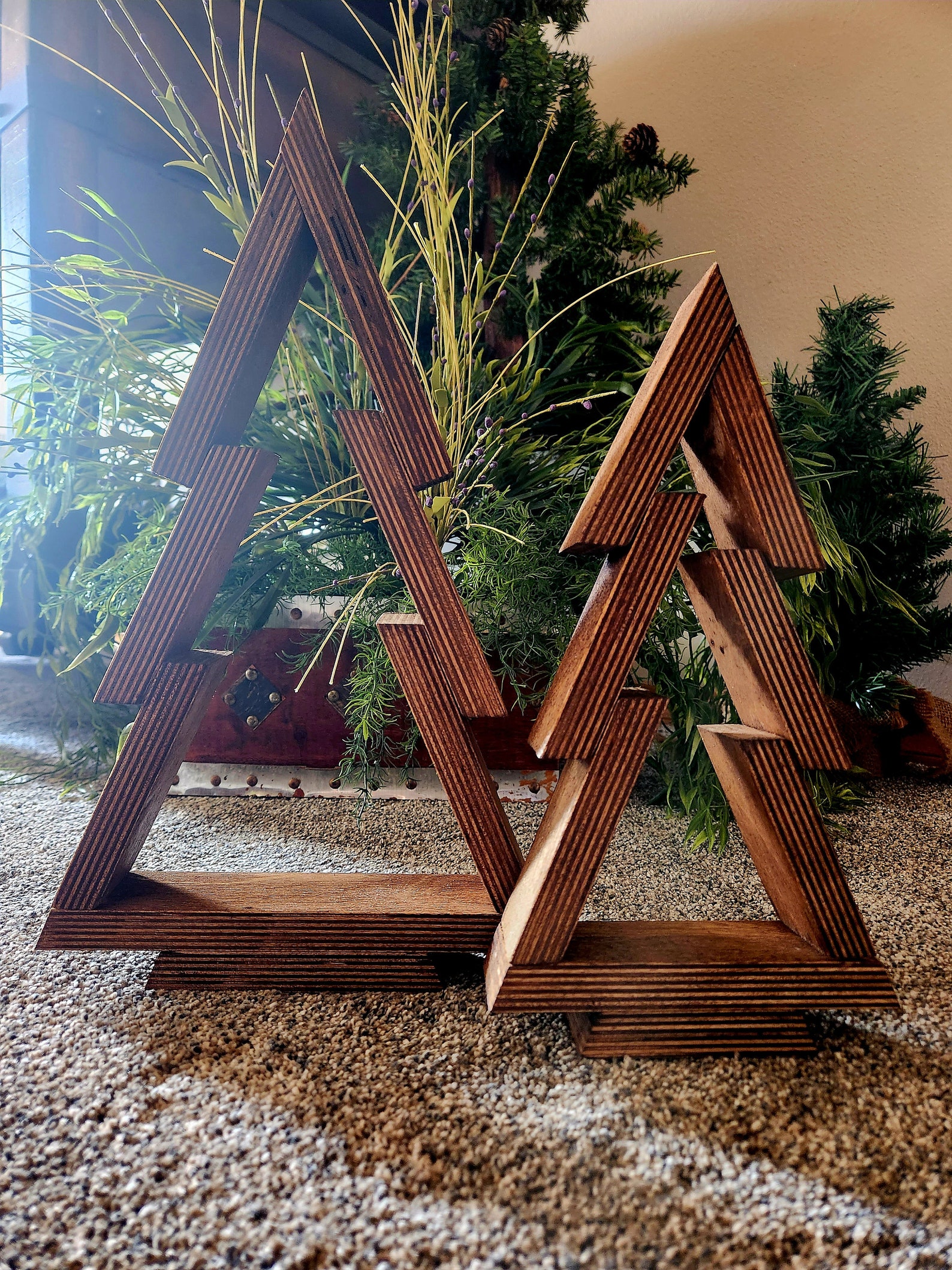 Wooden Christmas Trees - Etsy