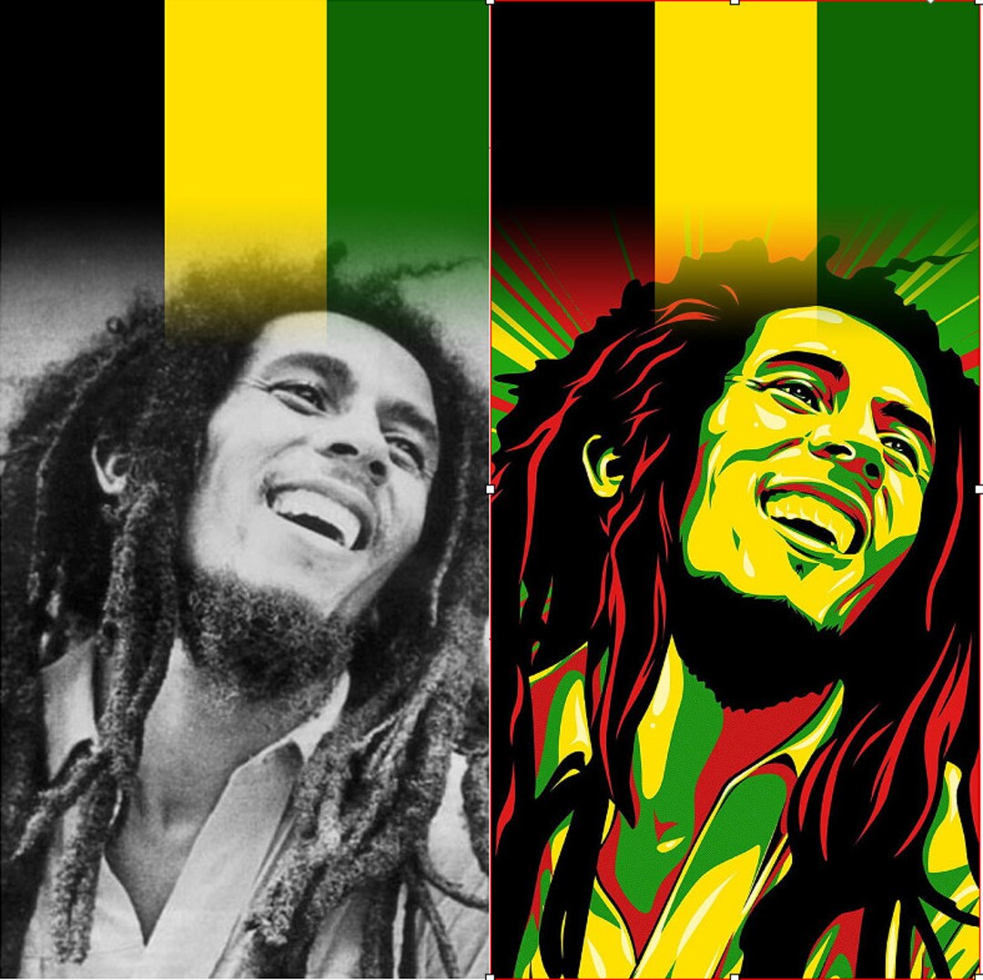 Laminated Bob Marley Cornhole Wrap Set - Etsy