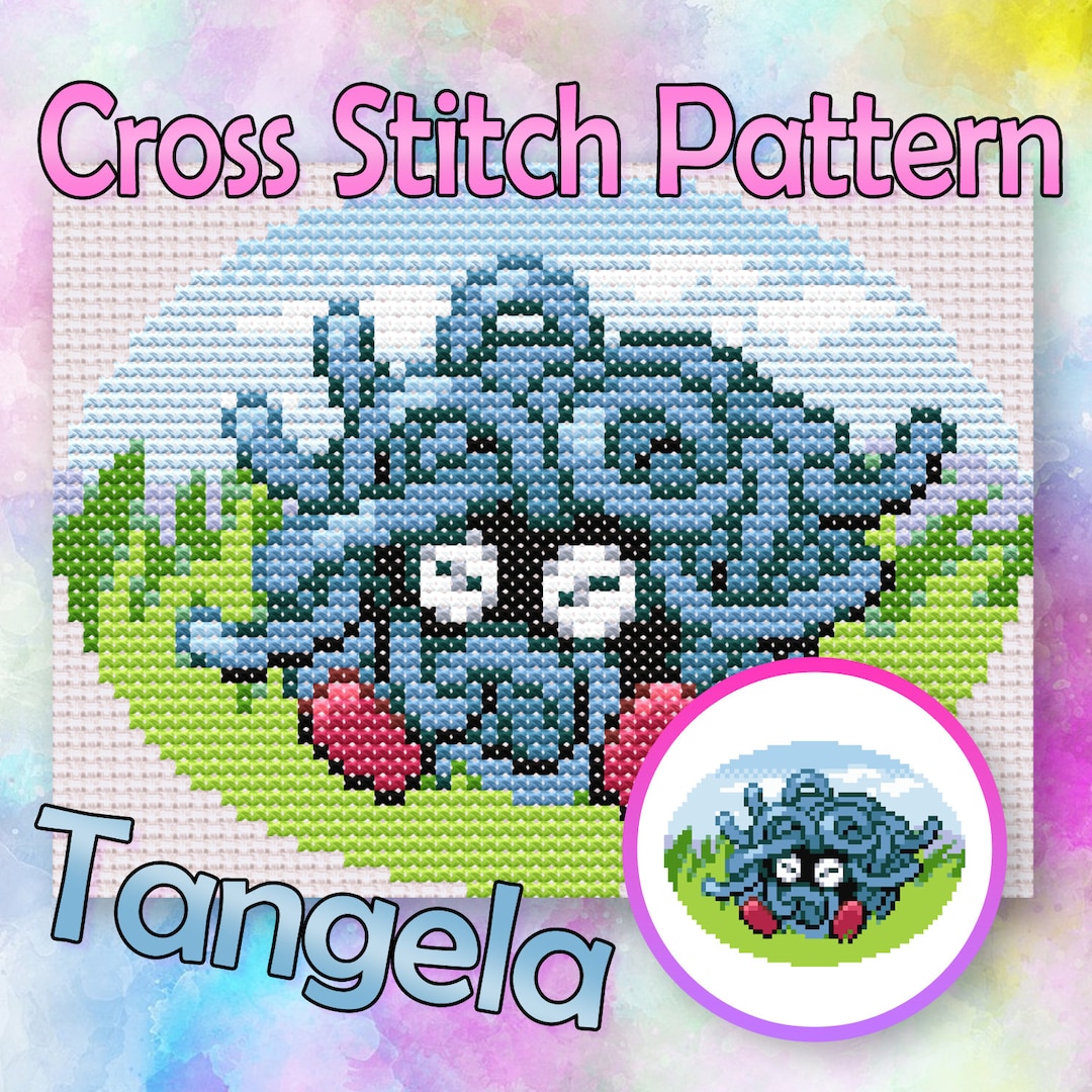 Tangela Cross Stitch Pattern - Etsy