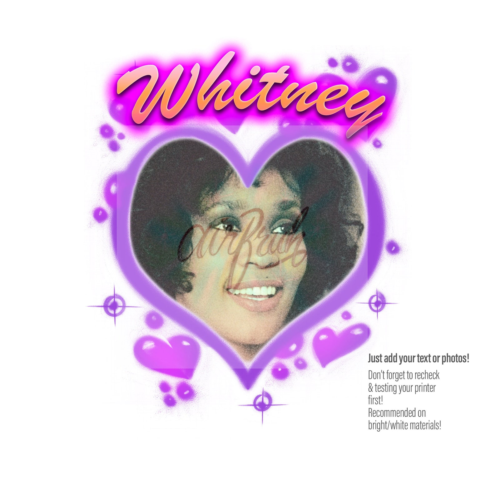 Airbrush Border Digital Download (in Memorial, Rest in Peace Theme) 8 ...