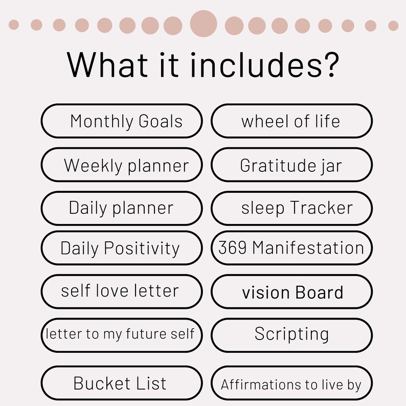 Printable Manifestation Planner and Journal Green Law of Attraction ...