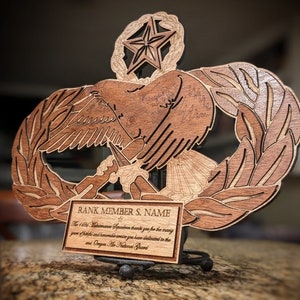 Air Force Specialty Code (AFSC) Badge Plaque, USAF - Etsy