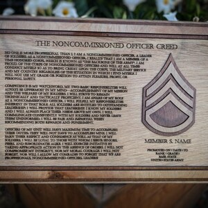 Army E6 Staff Sergeant NCO Promotion Plaque, U.S. Army - Etsy Australia