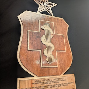 Air Force Specialty Code (AFSC) Plaque, USAF, Career Field Occupation ...