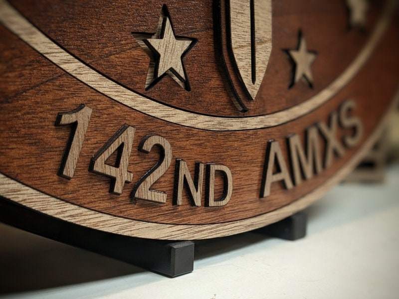Multi-layered Military Emblem Plaque, USAF - Etsy