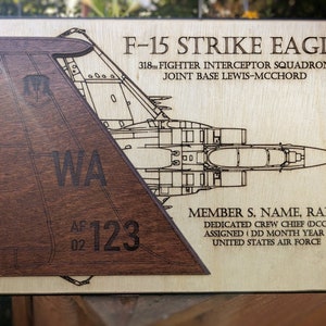 Military Aircraft Tail Flash Plaque - Etsy