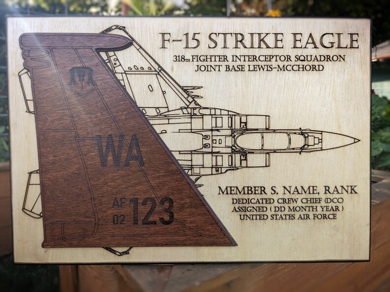 Military Aircraft Tail Flash Plaque - Etsy