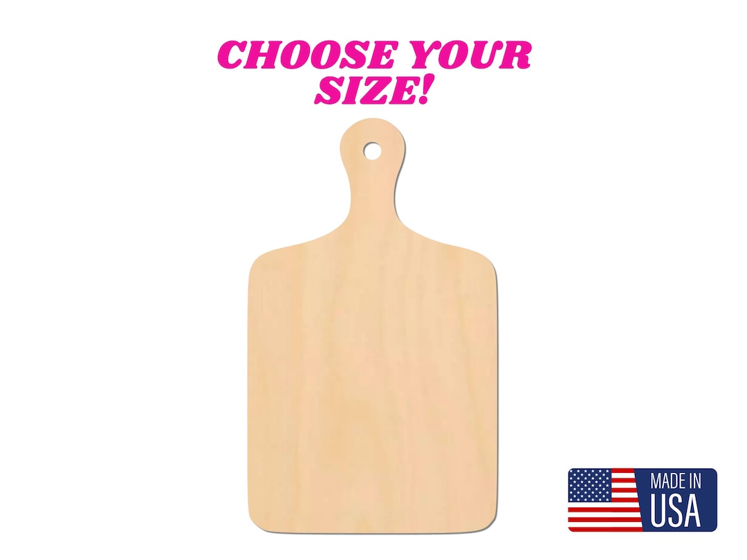 Unfinished Wooden Cutting Board Shape | Cutting Board Wood Shape | Wood ...