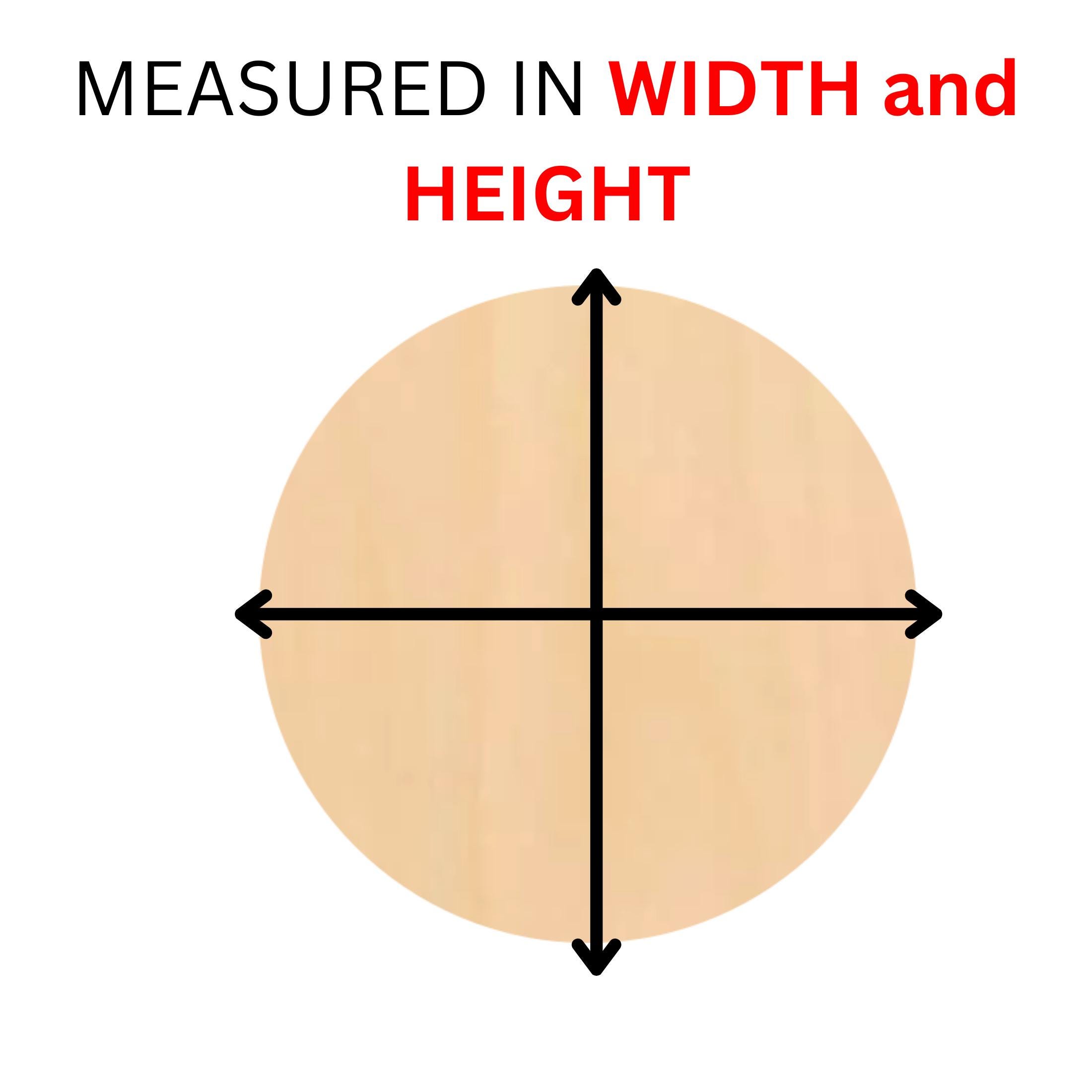 Unfinished Wooden Circle Round Shape | Circle Blank Cutout | Craft ...