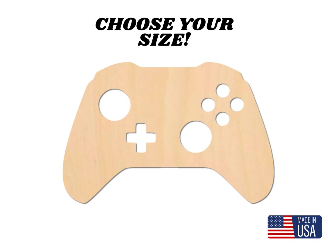Unfinished Wooden Game Controller | Game Controller Craft Blank ... Unfinished Wooden Game Controller | Game Controller Craft Blank ...