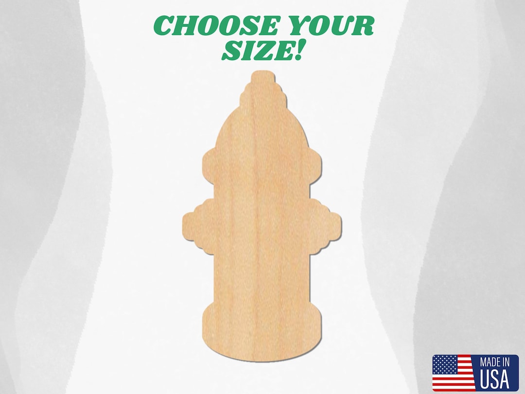 Unfinished Wooden Fire Hydrant Blank | Wooden Fire Hydrant | Wood ...