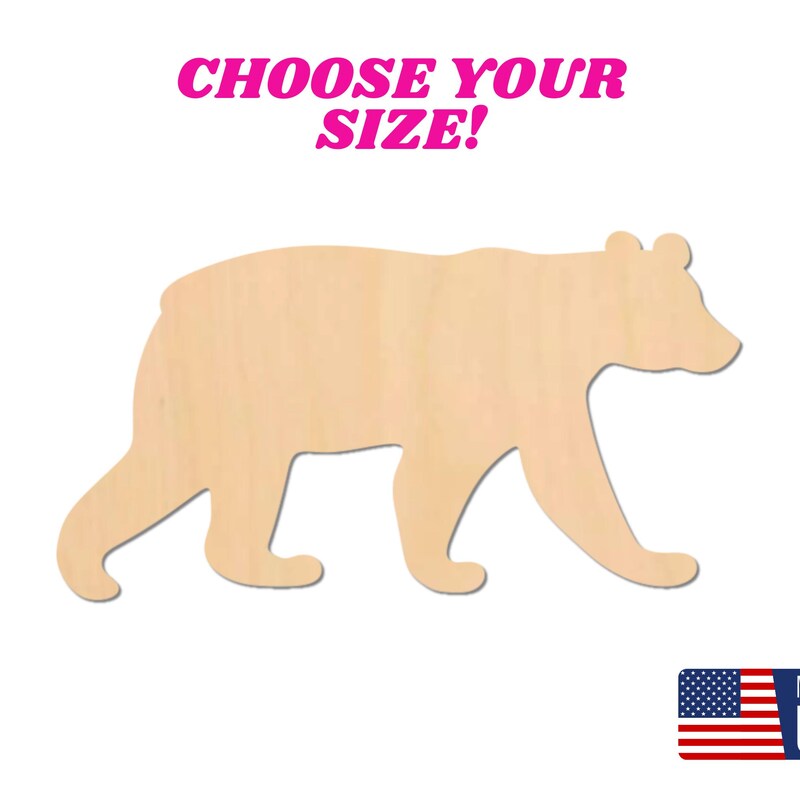 Bear Cutout - Etsy