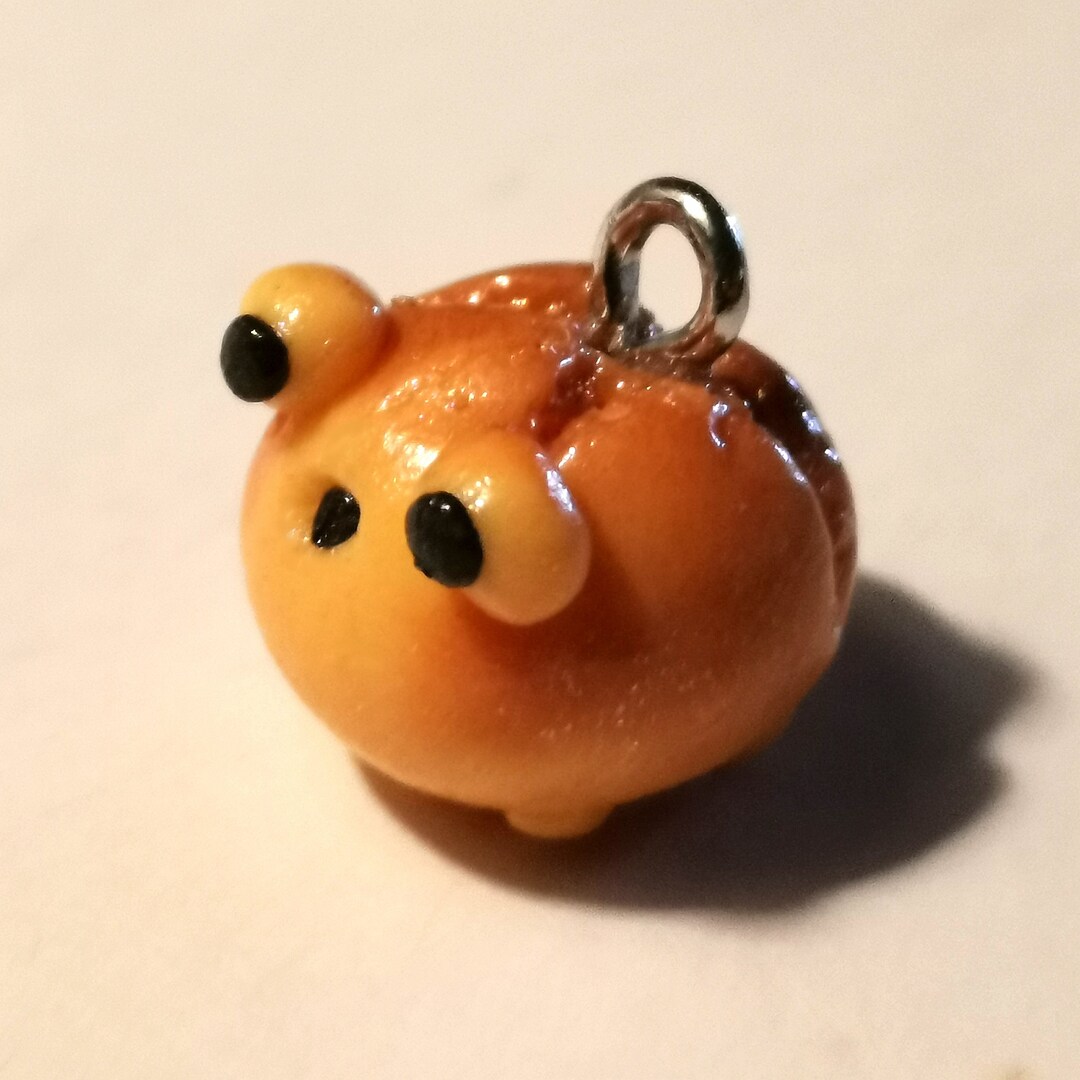 Frog Buns | Polymer Clay Charm | Cute Clay Miniature Food Craft - Etsy