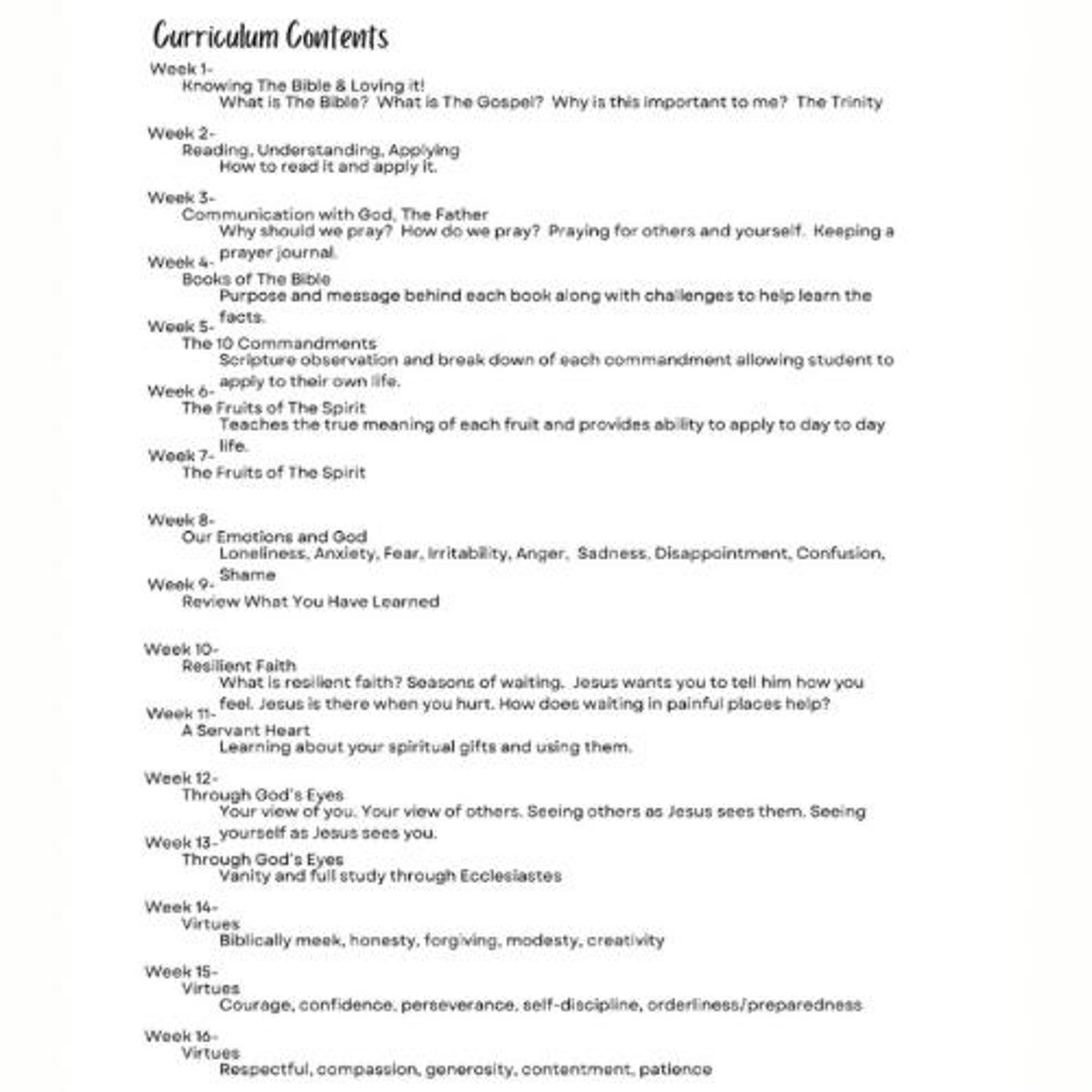 Preteen & Teen Girl Bible Study (36 Week Study Curriculum) Year Long ...