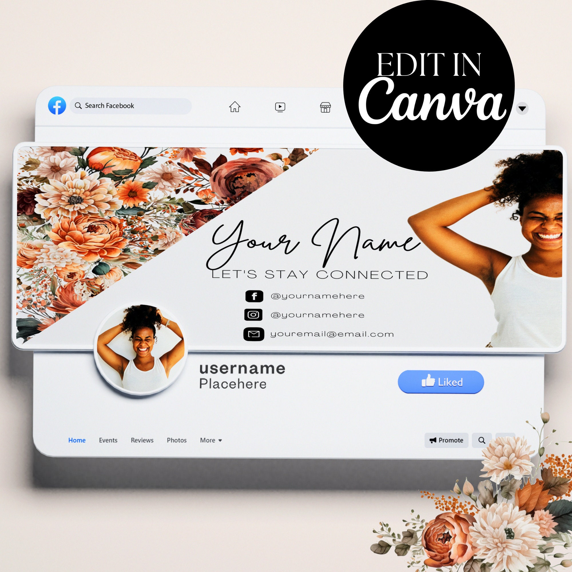 Facebook Cover Photo 12 Pack Canva FB Group Business Page Event Banner ...
