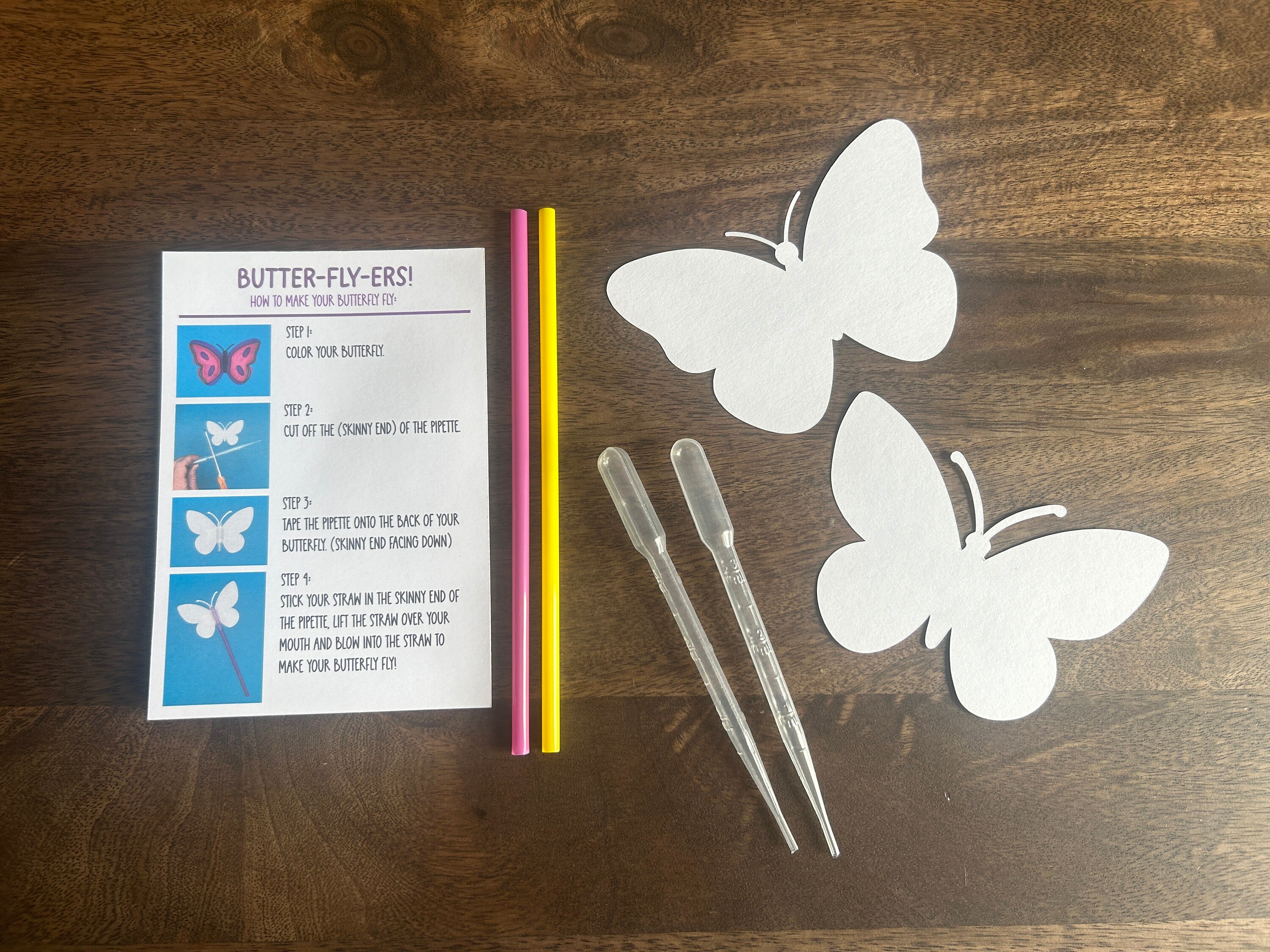 Butter-fly-er Craft for Kids Kids Summer Crafts and Activities Fun for ...
